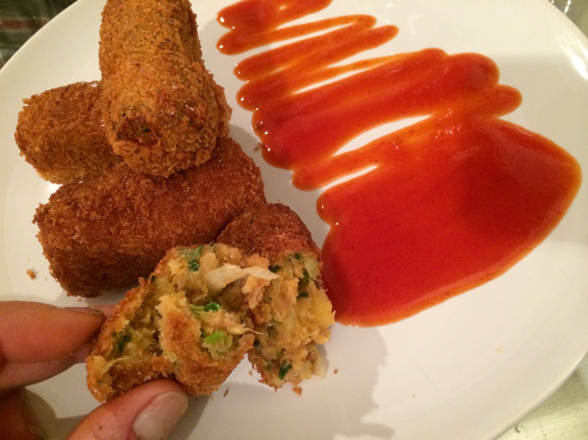 Roast pork & potato croquettes – Cooking with Mr Fitz